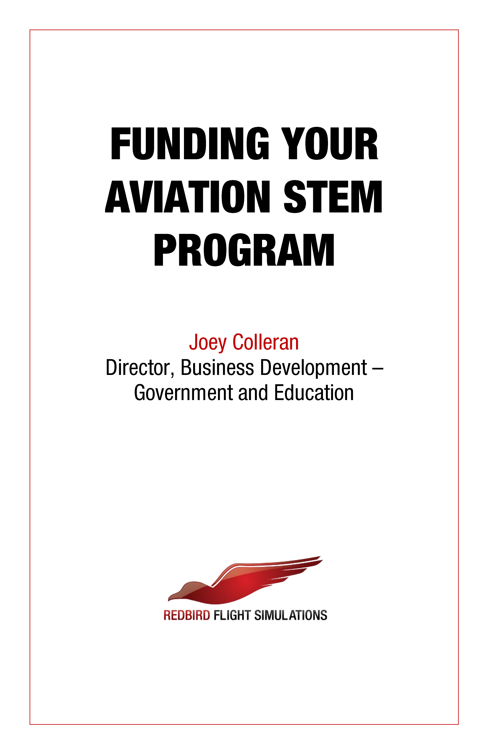 Funding Your Aviation Stem Program